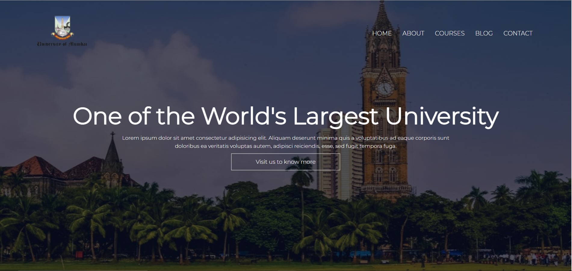 GitHub - GeronimoBraves/University-College-Website: Making a website for the University of ...