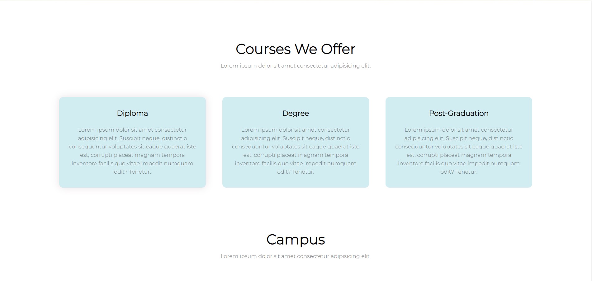 GitHub - GeronimoBraves/University-College-Website: Making a website ...