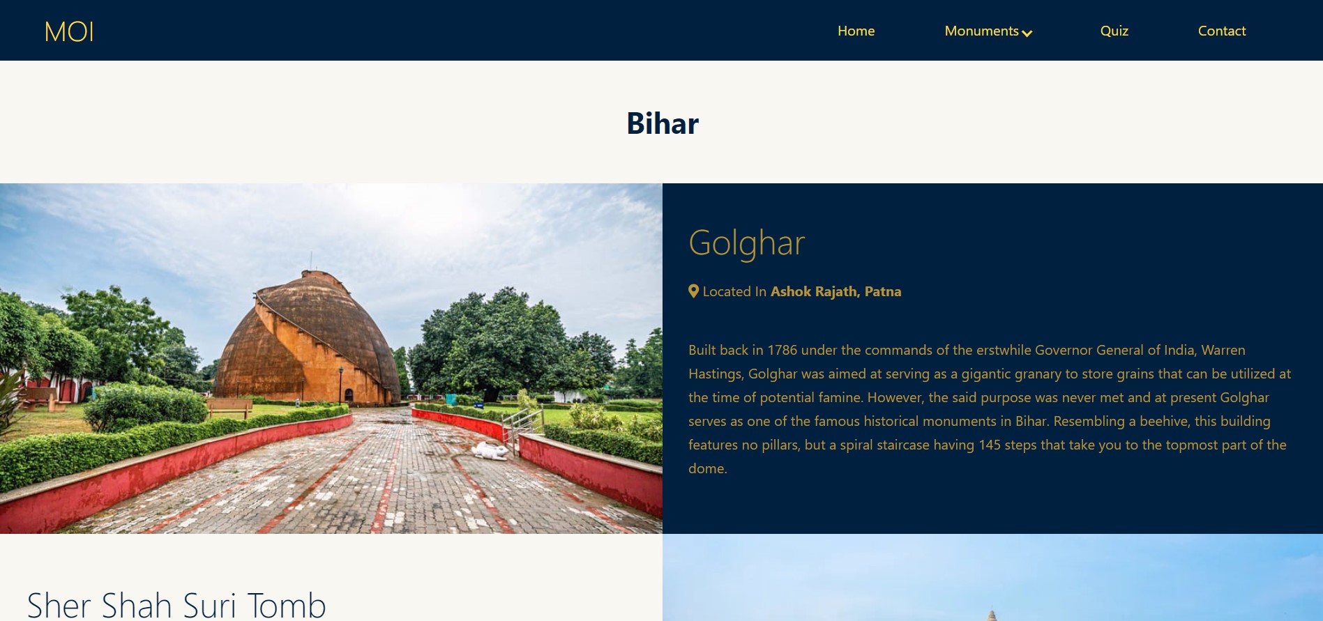 GitHub - GeronimoBraves/Monuments-Of-India-Website: Informative Website on the Monuments of ...