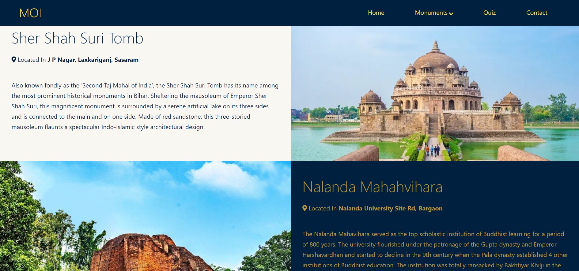 GitHub - GeronimoBraves/Monuments-Of-India-Website: Informative Website on the Monuments of ...