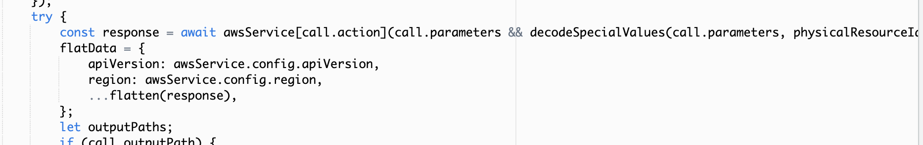 Custom Resources Should Optionally Flatten Response From Sdk Calls · Issue 15161 · Awsaws