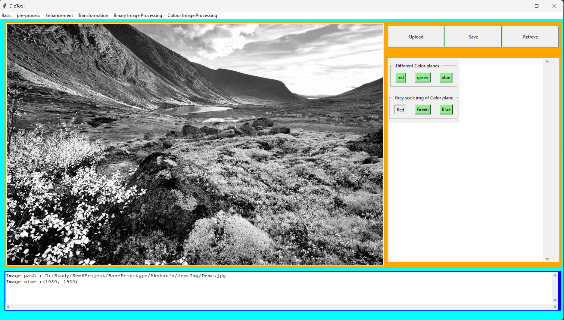 GitHub - AzureSky0/DipTool: 'Digital Image Process' topic based application, created with the ...