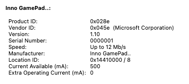 No devices found on macOS Monterey with PDP Afterglow Controller · Issue #1201 · 360Controller ...