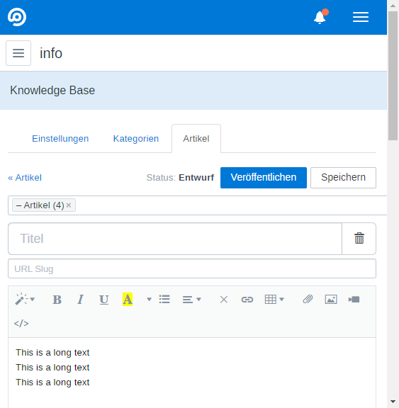 Knowledge Base Format Toolbar Does Not Scroll · Issue 2526 · Freescout Helpdeskfreescout · Github