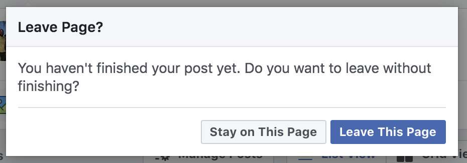 "Leave Without Saving Changes?" Modal · Issue #162 · 3box/3box-dapp · GitHub
