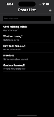 GitHub - ChrisCalix/Demo_Posts-List: Demo App to list Post from a JSON file (simulating request ...