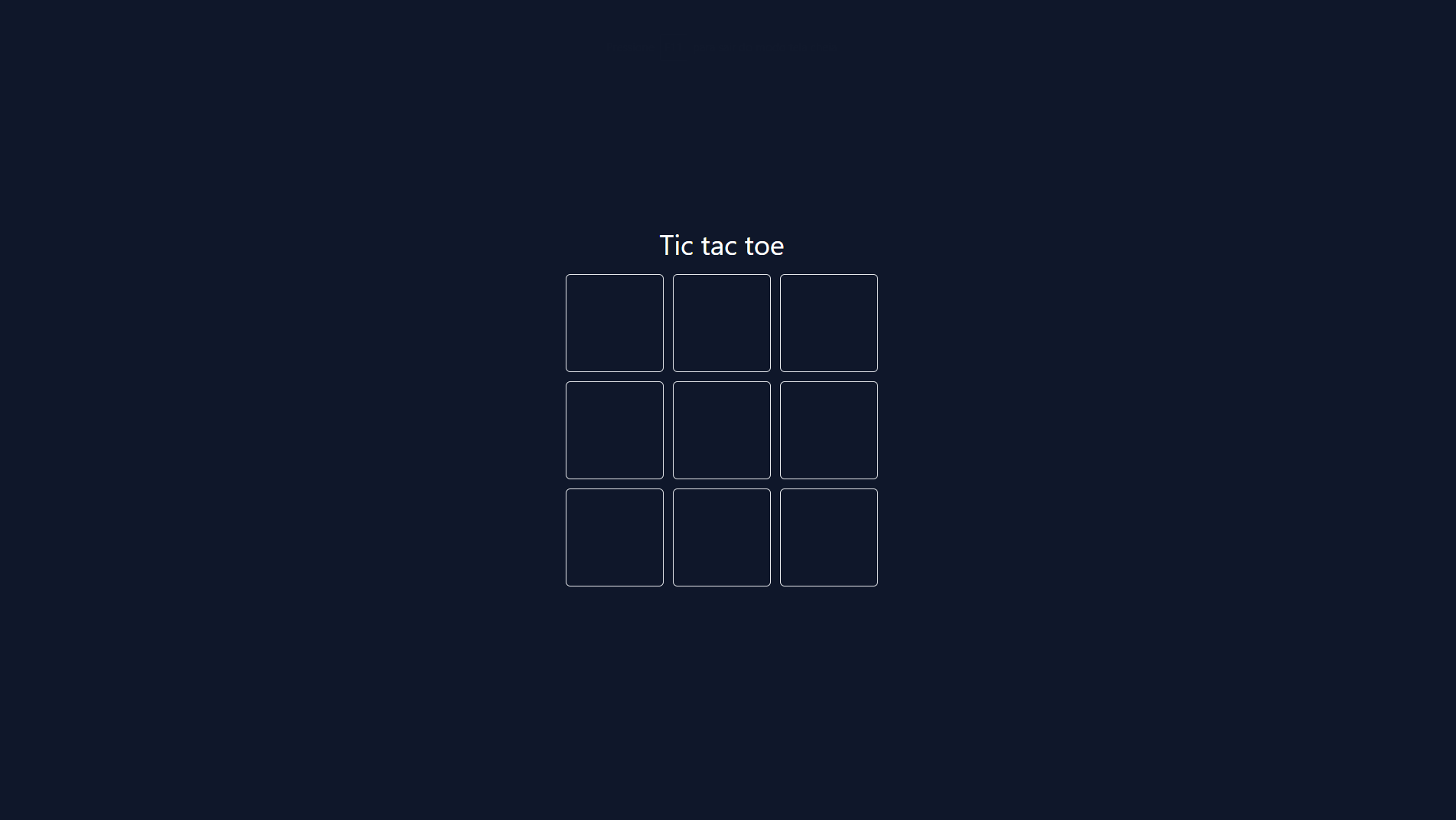 GitHub - guzin-dev/tic-tac-toe