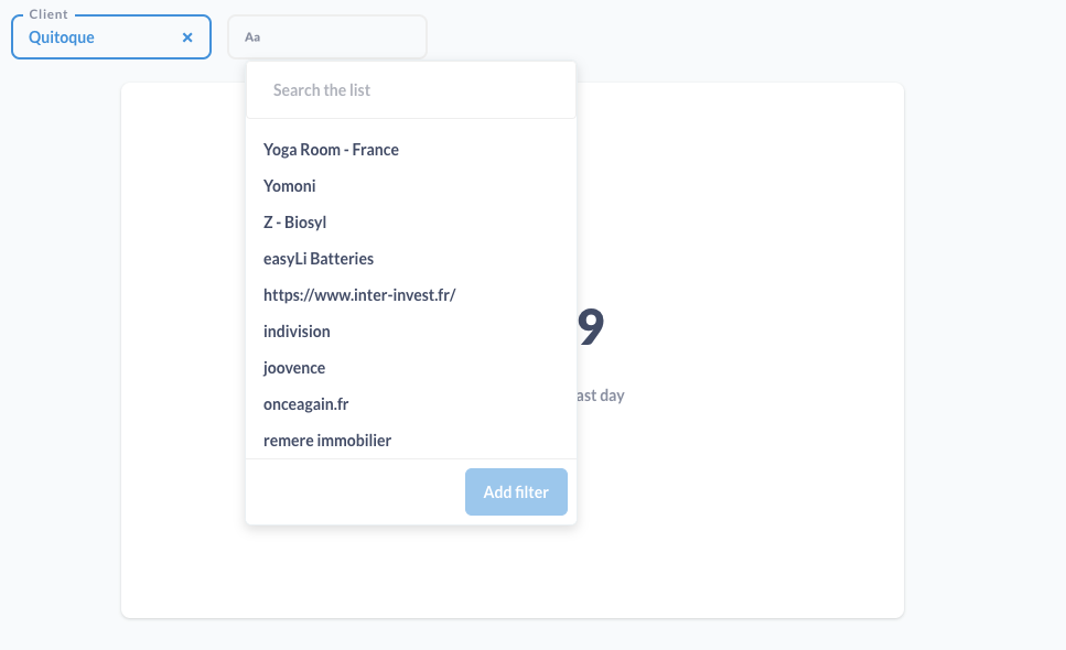 Take into account joins in the native queries for linked filters ...