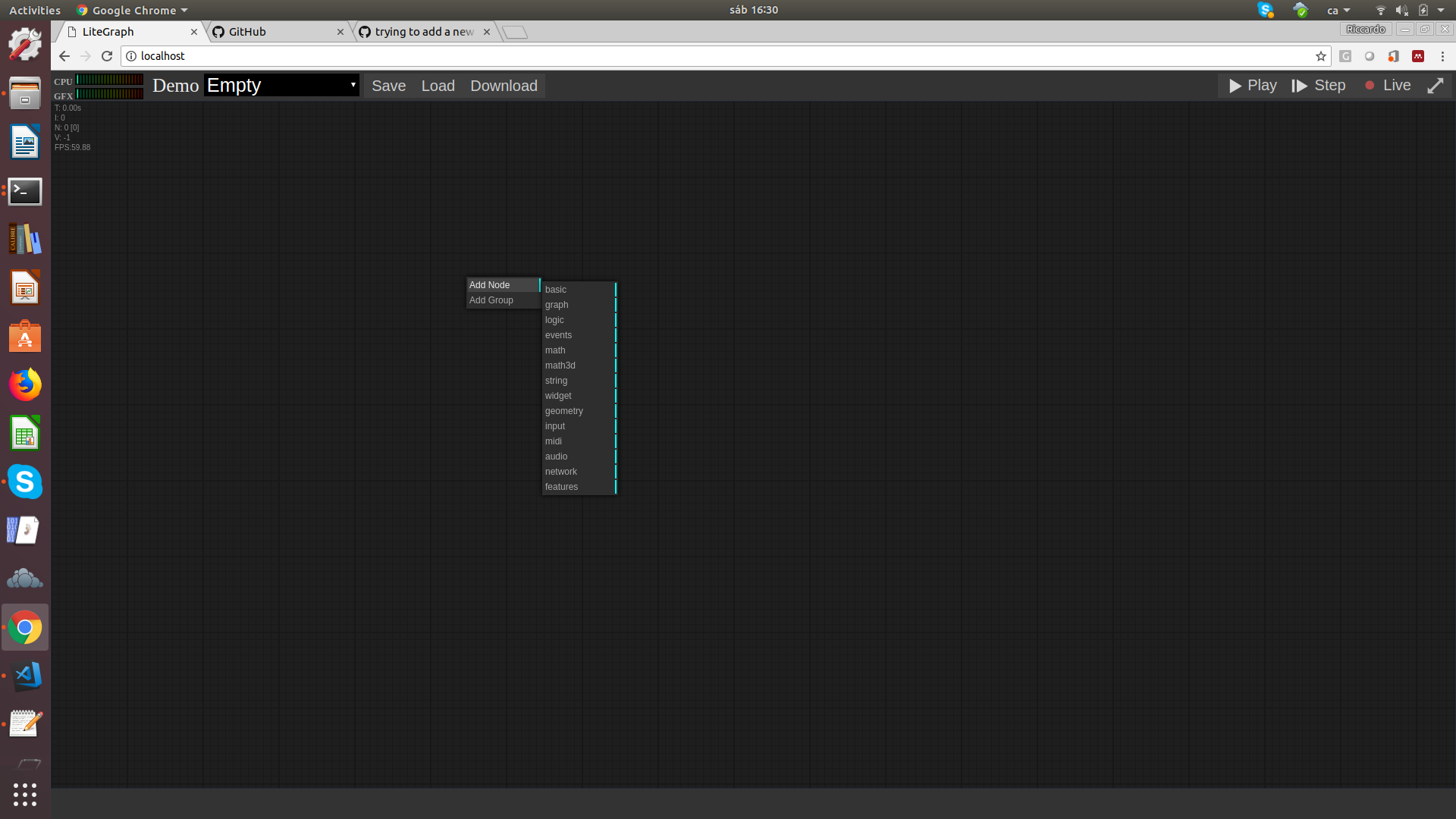 trying to add a new node · Issue #84 · jagenjo/litegraph.js · GitHub