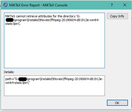 Error on Launch - MikTeX Console not working · Issue #956 · MiKTeX/miktex · GitHub