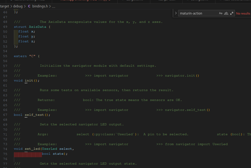 Python documentation on bindings.h Cpp. · Issue #36 · bluerobotics/navigator-lib · GitHub