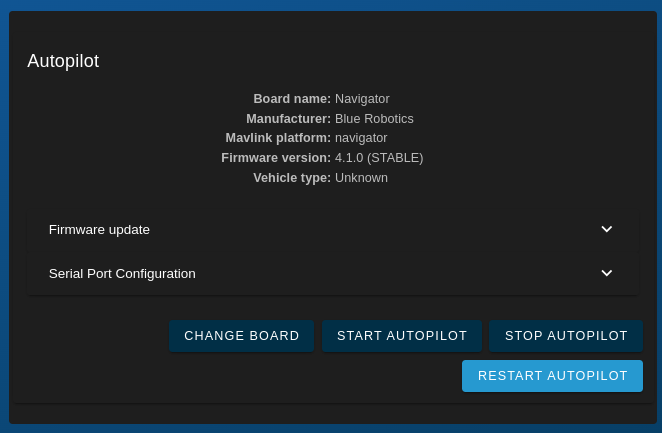 core: frontend: Create a autopilot disable function/service · Issue #2135 · bluerobotics/BlueOS ...