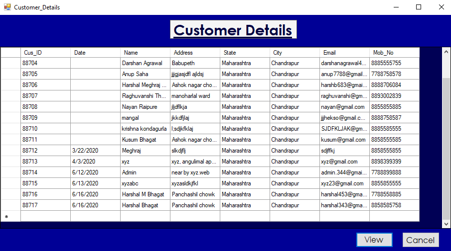 GitHub - Harshal-Bhagat-1/Electricity-Billing-System: Electricity Billing System is desktop ...