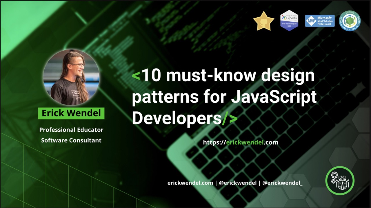 GitHub - ErickWendel/10-design-patterns-for-js: code examples of my 10 must-know design patterns ...