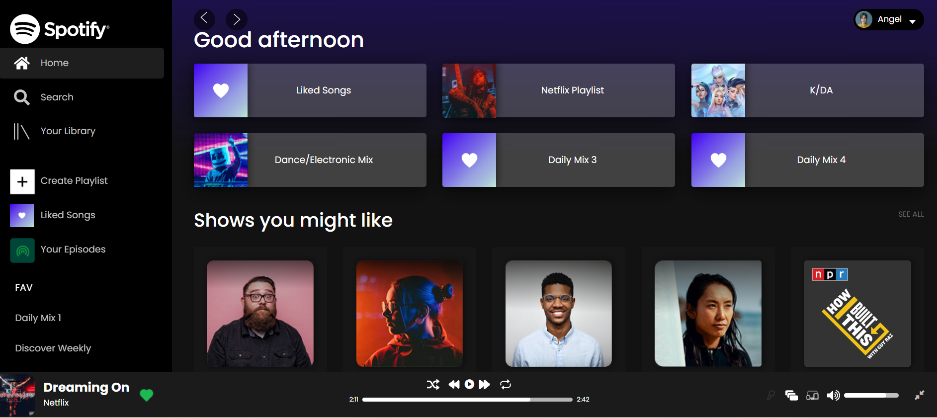 GitHub - ik-deep/spotify-clone