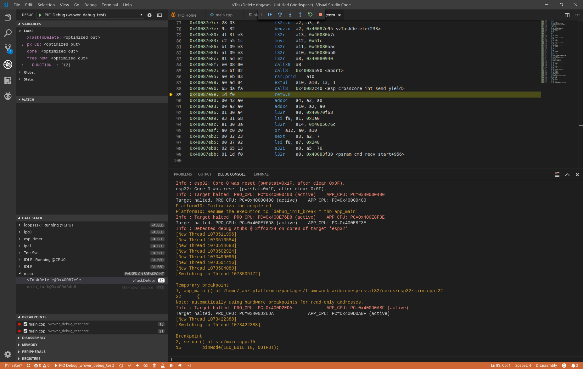 The debugging of the Arduino Framework fails with FTDI Chip and ESP WROVER KIT · Issue #1871 ...