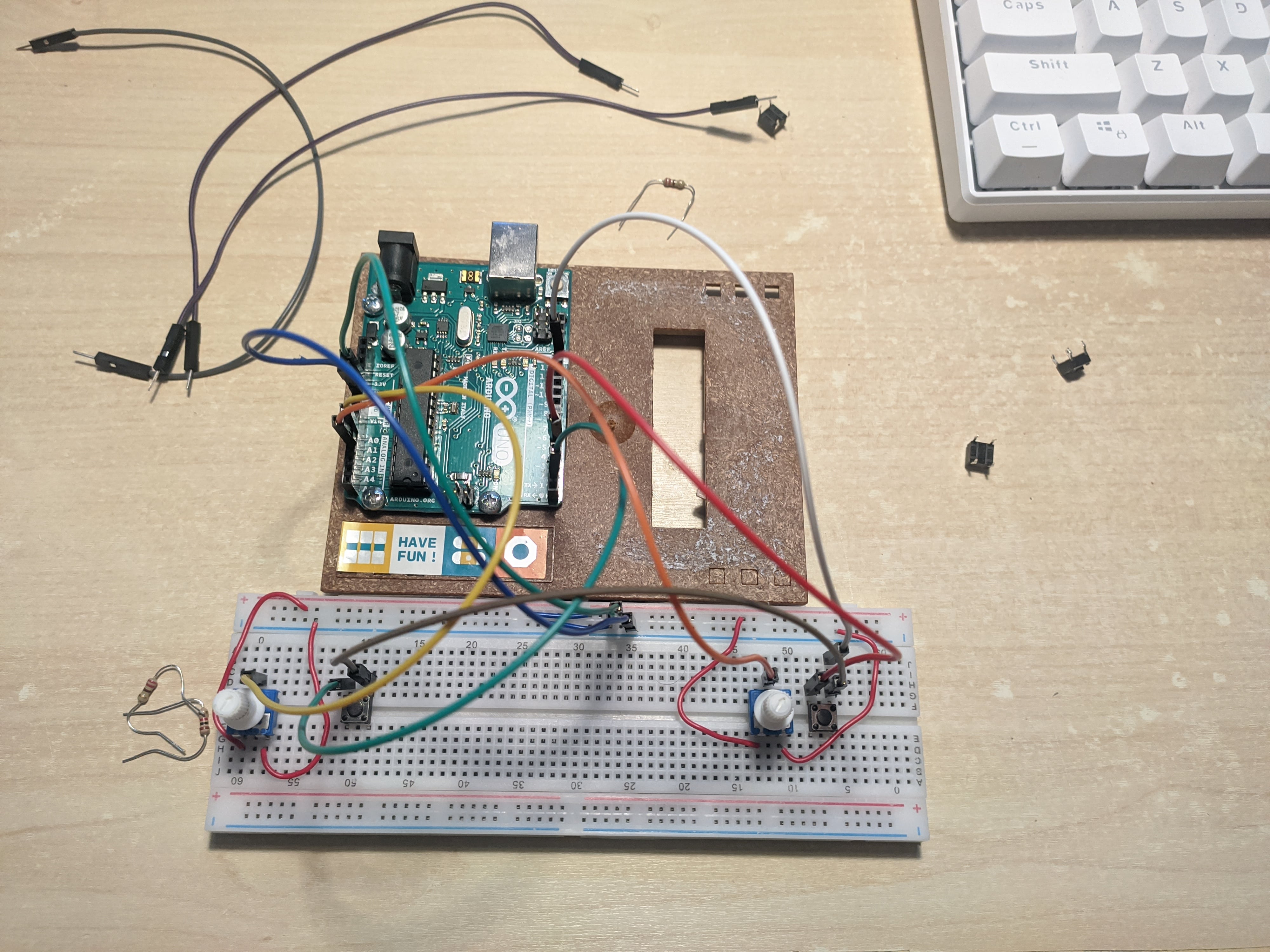 Github Daspolotennisfortwowitharduino Tennis For Two Game Made With An Arduino And Unity