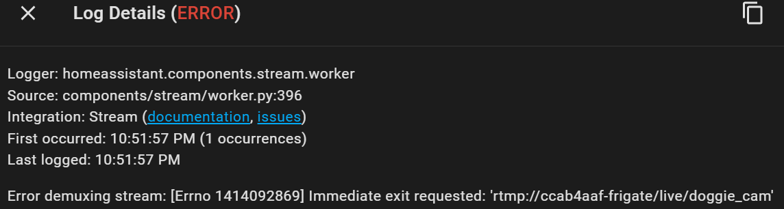 Stream log errors · Issue #1902 · blakeblackshear/frigate · GitHub