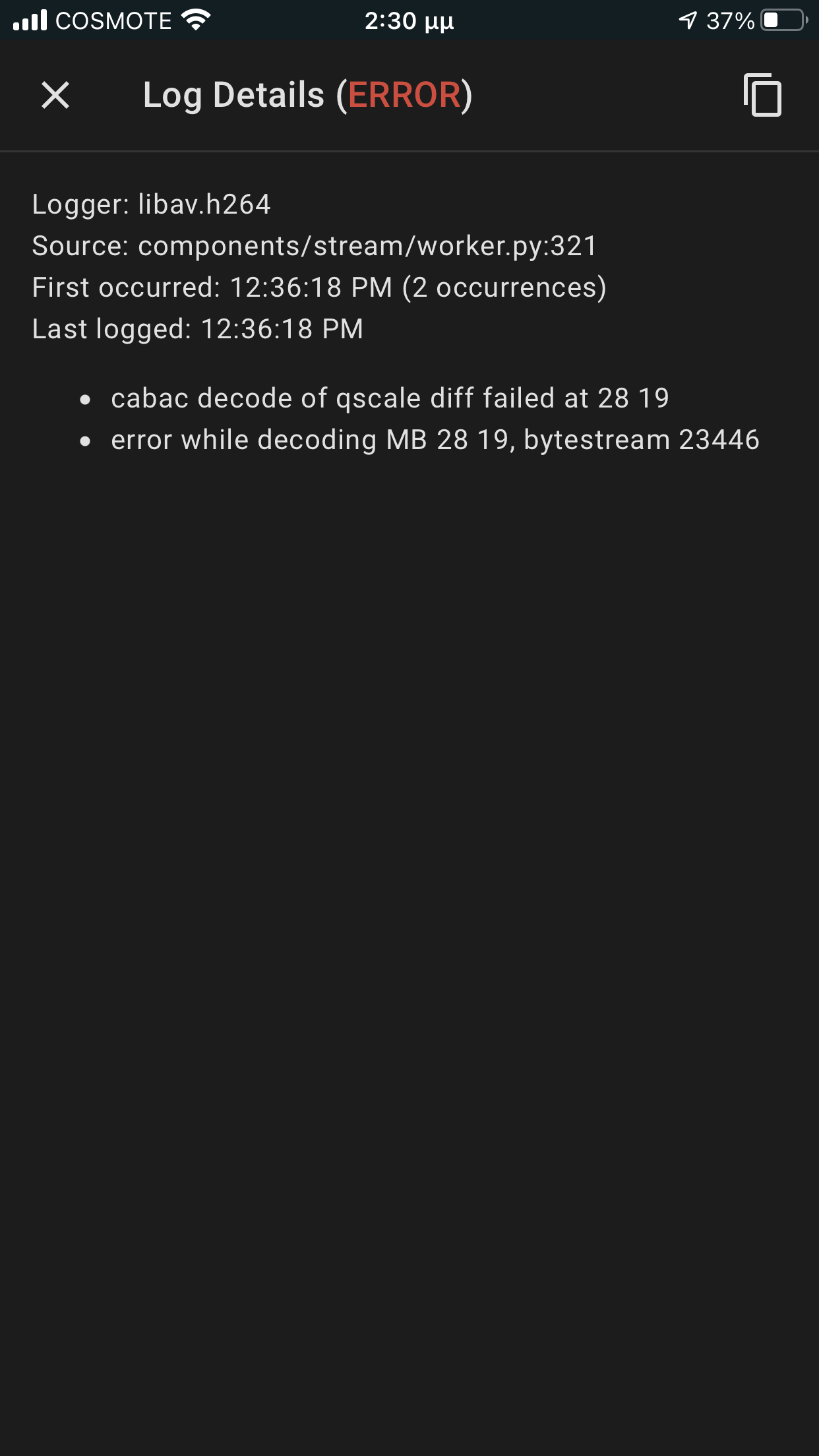 Stream log errors · Issue #1902 · blakeblackshear/frigate · GitHub