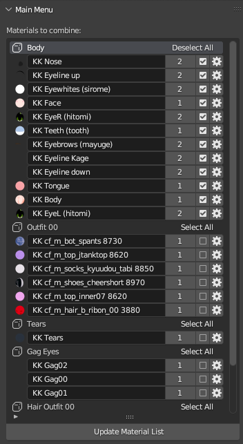 Pressing Save Atlas To re-selects all materials · Issue #76 · Grim-es/material-combiner-addon ...