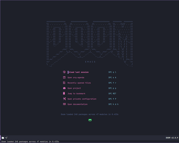 [Feature Request]: startup menu like doom emacs · Issue #2727 · zyedidia/micro · GitHub