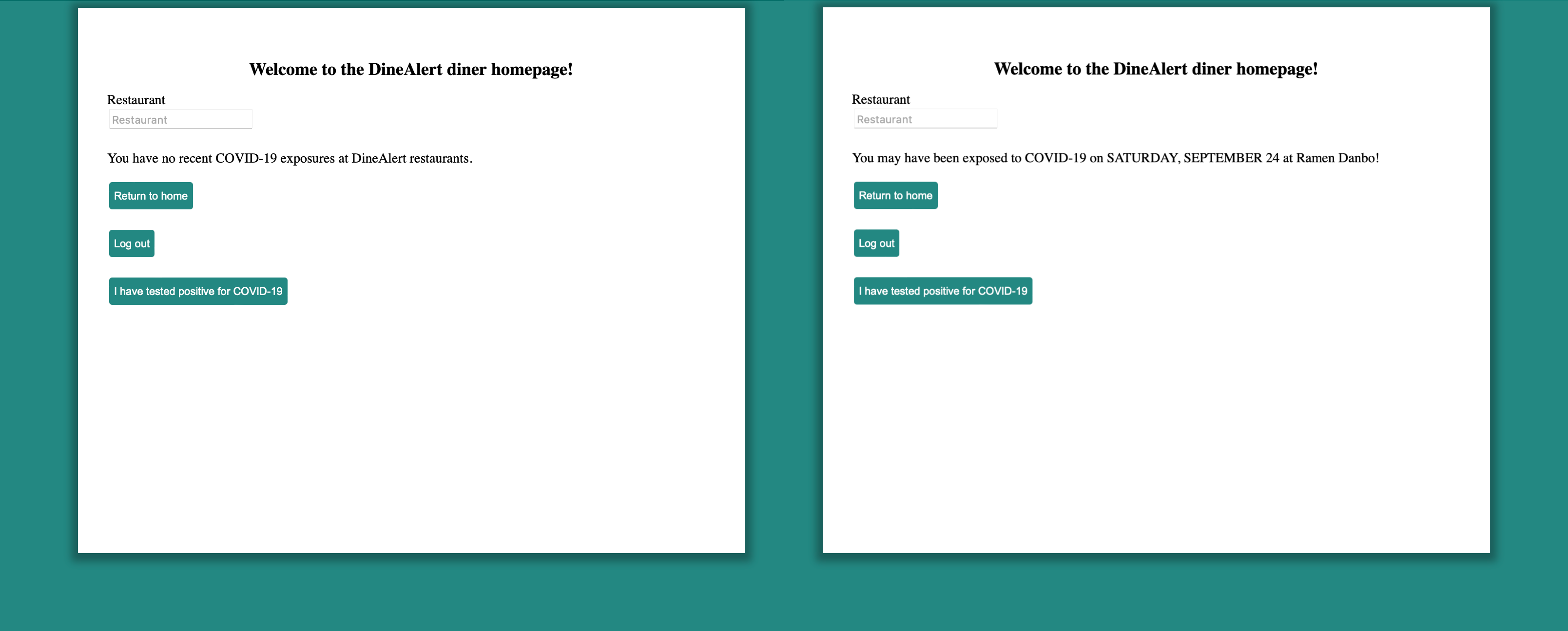 GitHub - smorikawa47/Covid-19-Exposure-Alert: Notifies customers and restaurant owners of ...