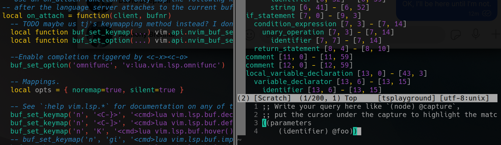 query highlight not working · Issue #51 · nvim-treesitter/playground ...