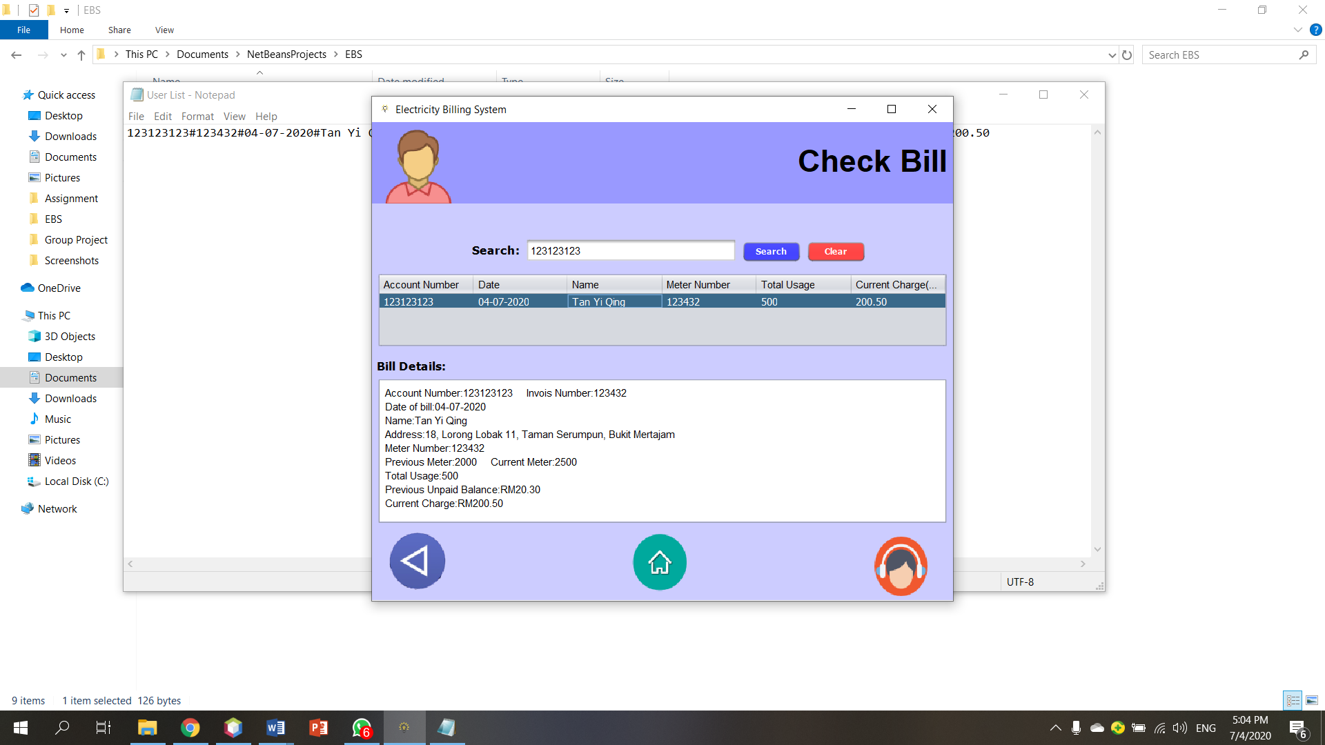 GitHub - TanYiQing/Electric-Billing-System