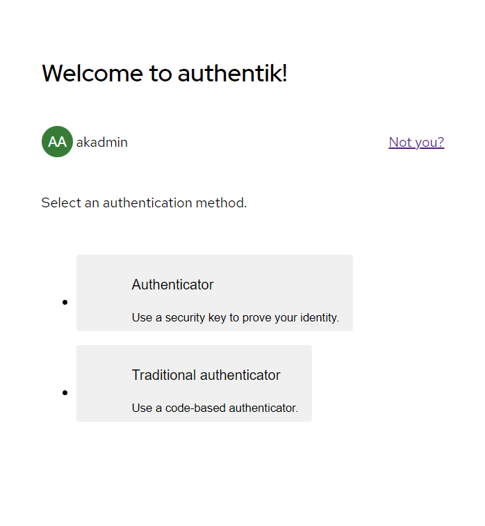 MFA selection display in 2023.3.1 · Issue #4992 · goauthentik/authentik ...