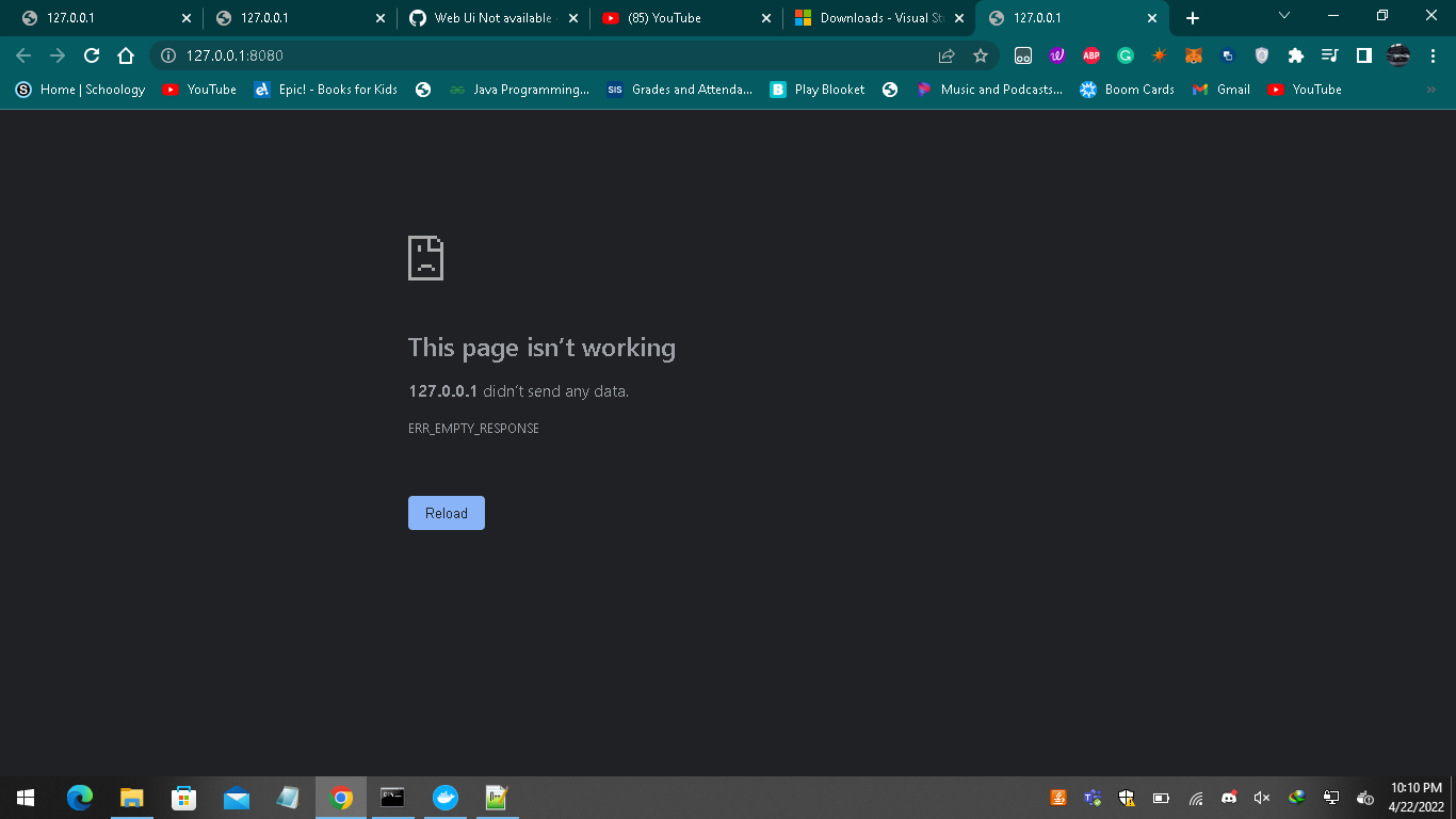 Web Ui Not available · Issue #6710 · freqtrade/freqtrade · GitHub