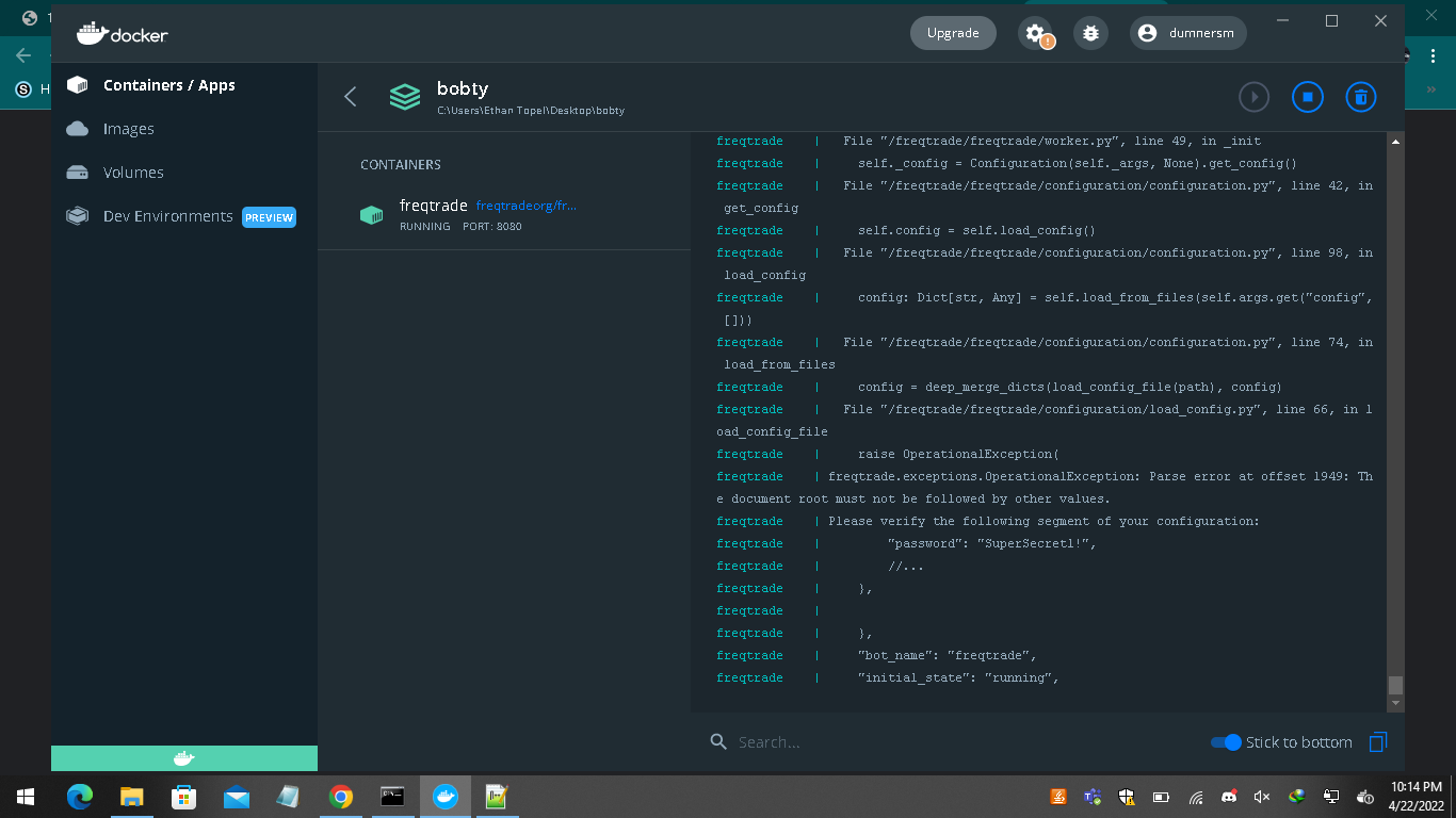 Web Ui Not available · Issue #6710 · freqtrade/freqtrade · GitHub