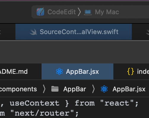 🐞 Divider missing in between toolbar and Xcode-style tabs · Issue #497 · CodeEditApp/CodeEdit ...