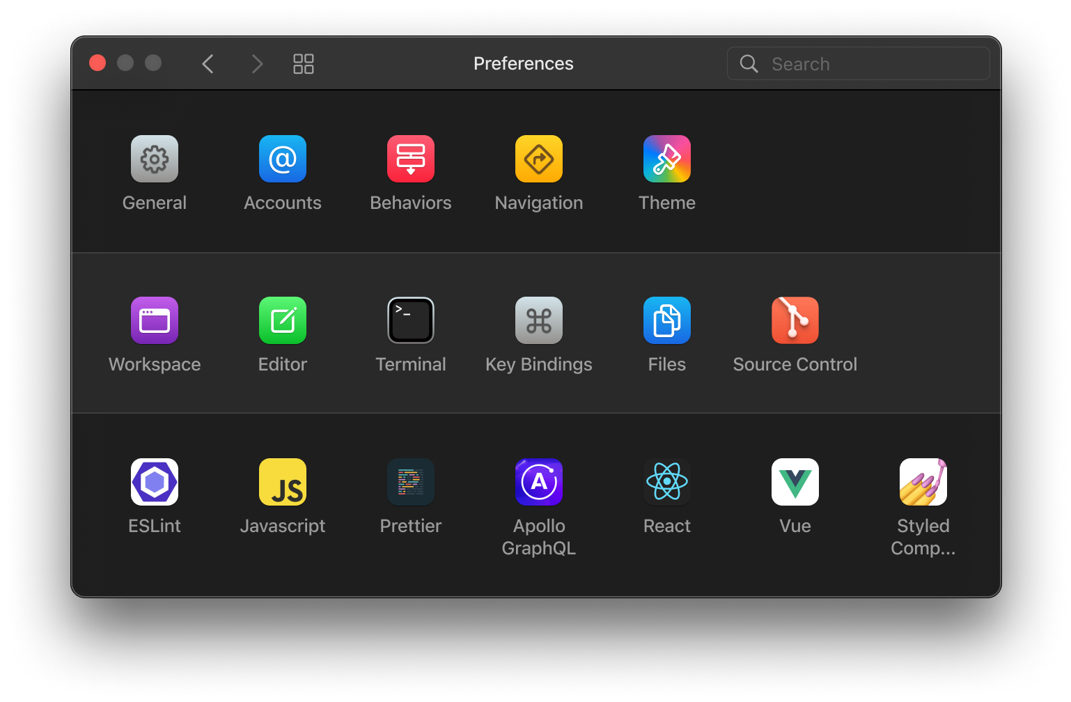 Use Hierarchical Navigation in Preferences · Issue #610 · CodeEditApp/CodeEdit · GitHub