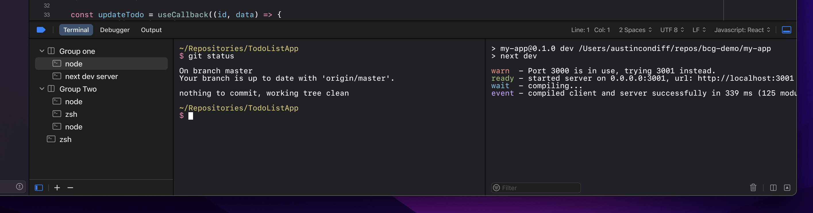 Bottom Drawer Navigation · Issue #162 · CodeEditApp/CodeEdit · GitHub