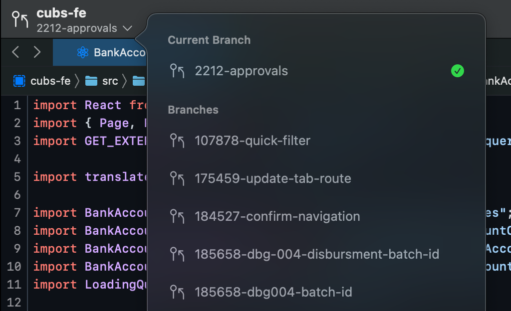 馃悶 Branch Selector Overlay Falls Off The Screen 路 Issue 712 路 Codeeditapp Codeedit 路 Github