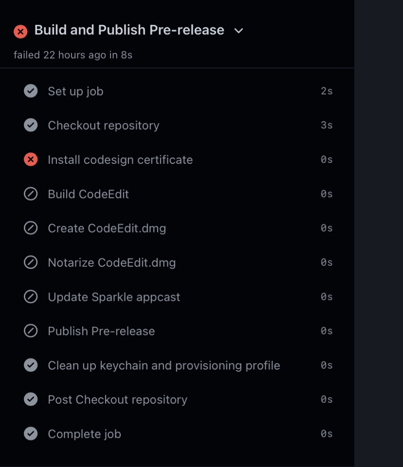 Automatic Pre-release via GitHub Actions by DingoBits · Pull Request #753 · CodeEditApp/CodeEdit ...