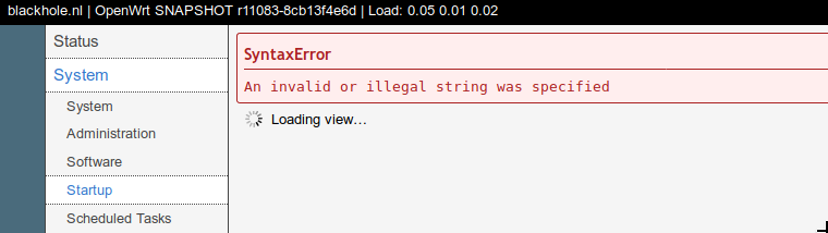 openwrt-theme: XML parsing error · Issue #3090 · openwrt/luci · GitHub