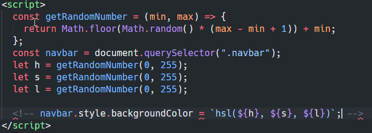 VS Code comments inline JavaScript code with HTML comments · Issue ...