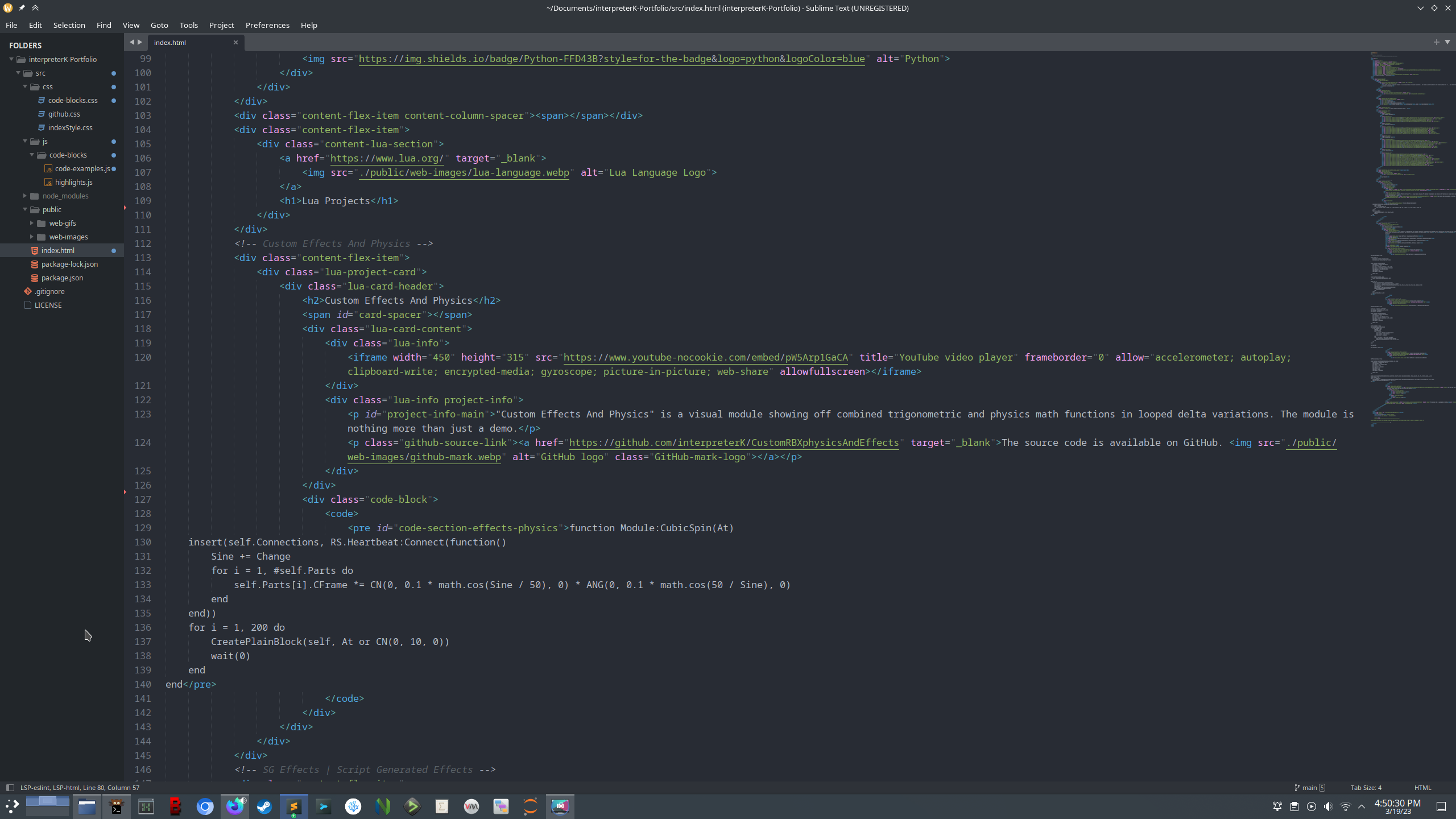 GitHub - unixtensor/doom-one-sublime: Doom Emacs theme for Sublime Text 4, also my personal theme.