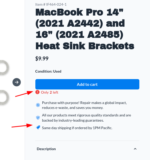 Product Page Buy Box Spacing Issues · Issue 923 · Ifixitreact Commerce · Github 