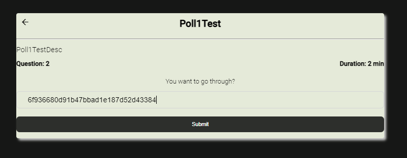 GitHub - TkachukSasha/PollsSystem