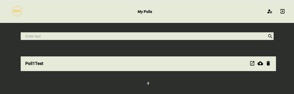GitHub - TkachukSasha/PollsSystem