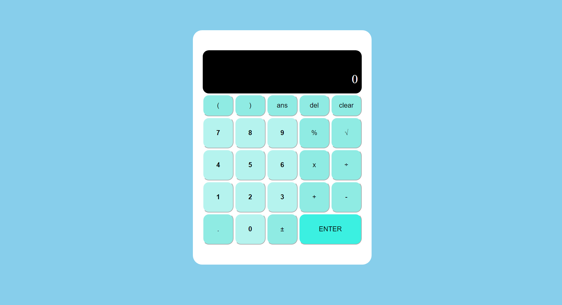 GitHub - sudipmahato432/OIBSIP_1: Designed a Calculator with all Basic Functionalities