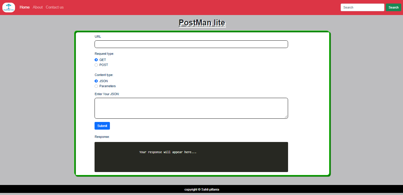GitHub - Sahil-pillania/PostMan-lite: This is a postman API building soft. You can try the app ...