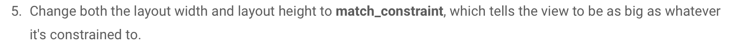 First Android app codelab: Part 5 Step 3 "match_constraint" · Issue #104 · google-developer ...