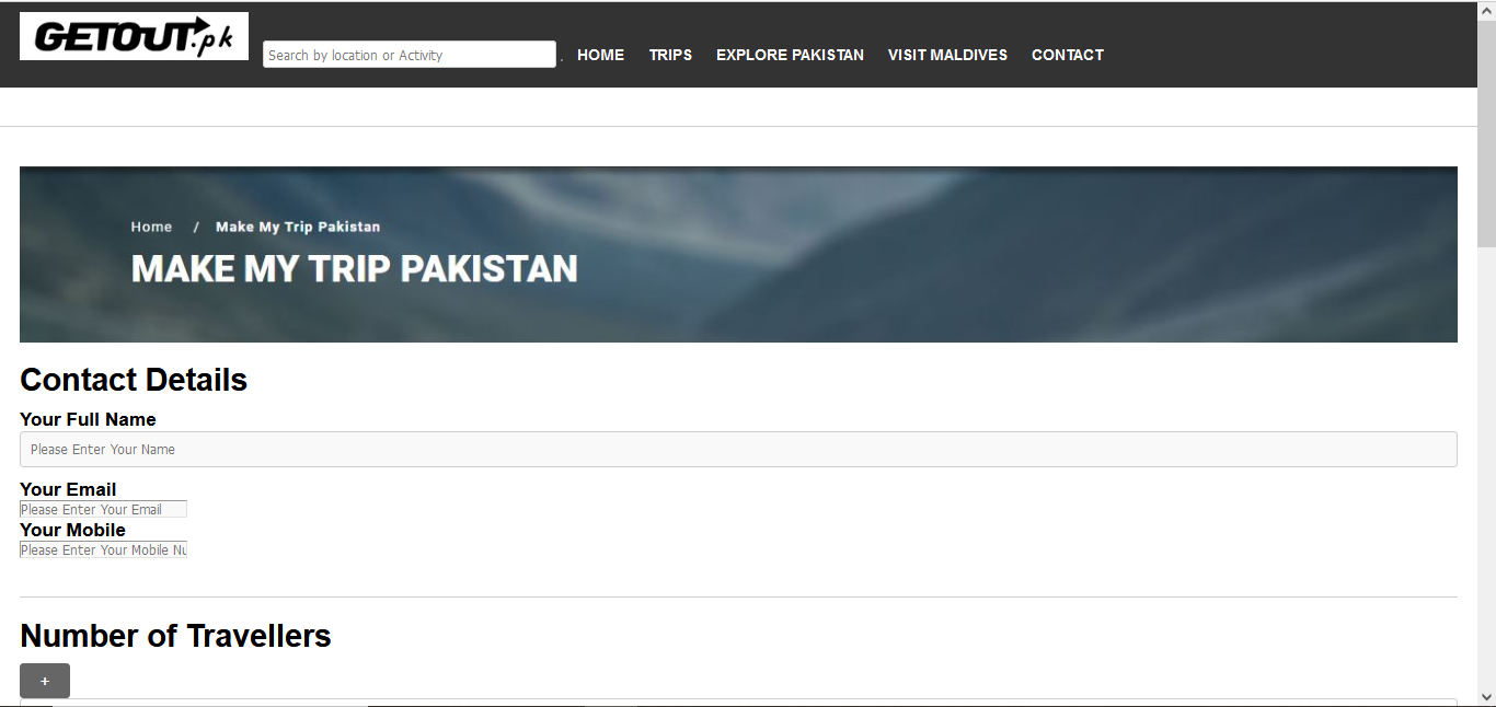GitHub - haristahir58/Travelling-Website-using-HTML-CSS: Experience seamless travel planning on ...