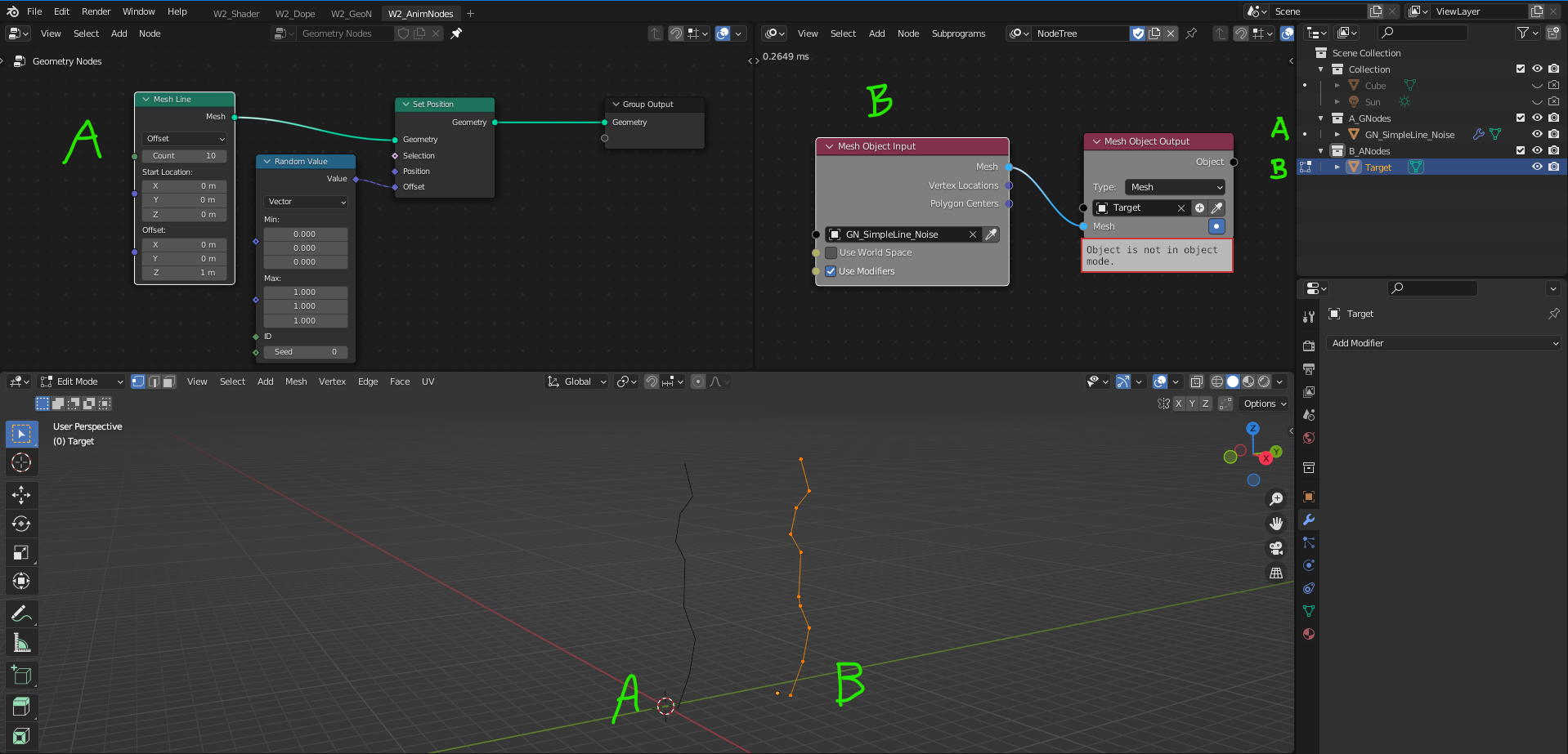 Object not displayed after sending mesh data from geometry nodes to animation nodes · Issue ...