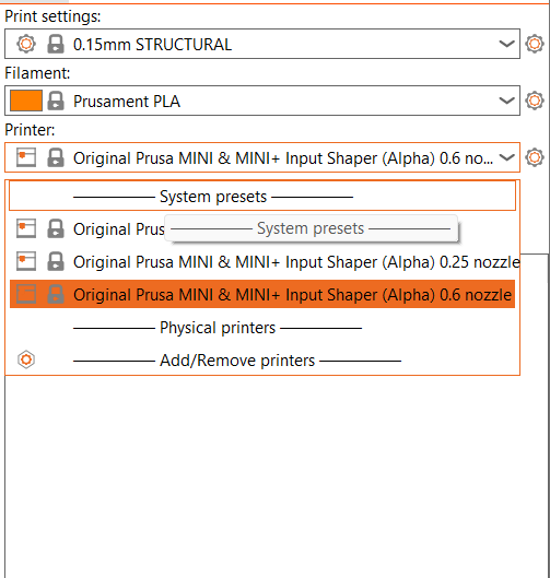 double same filament presets shown · Issue #216 · prusa3d/PrusaSlicer-settings · GitHub