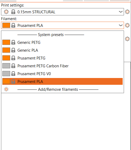 double same filament presets shown · Issue #216 · prusa3d/PrusaSlicer-settings · GitHub