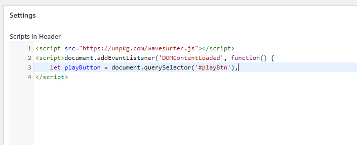 Using wavesurfer.js on a Woocommerce Wordpress site. · Issue #2223 · katspaugh/wavesurfer.js ...